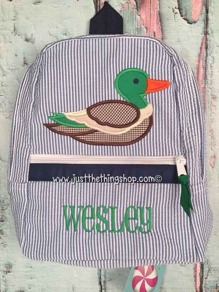 Mallard Duck Backpack – Just The Thing Shop